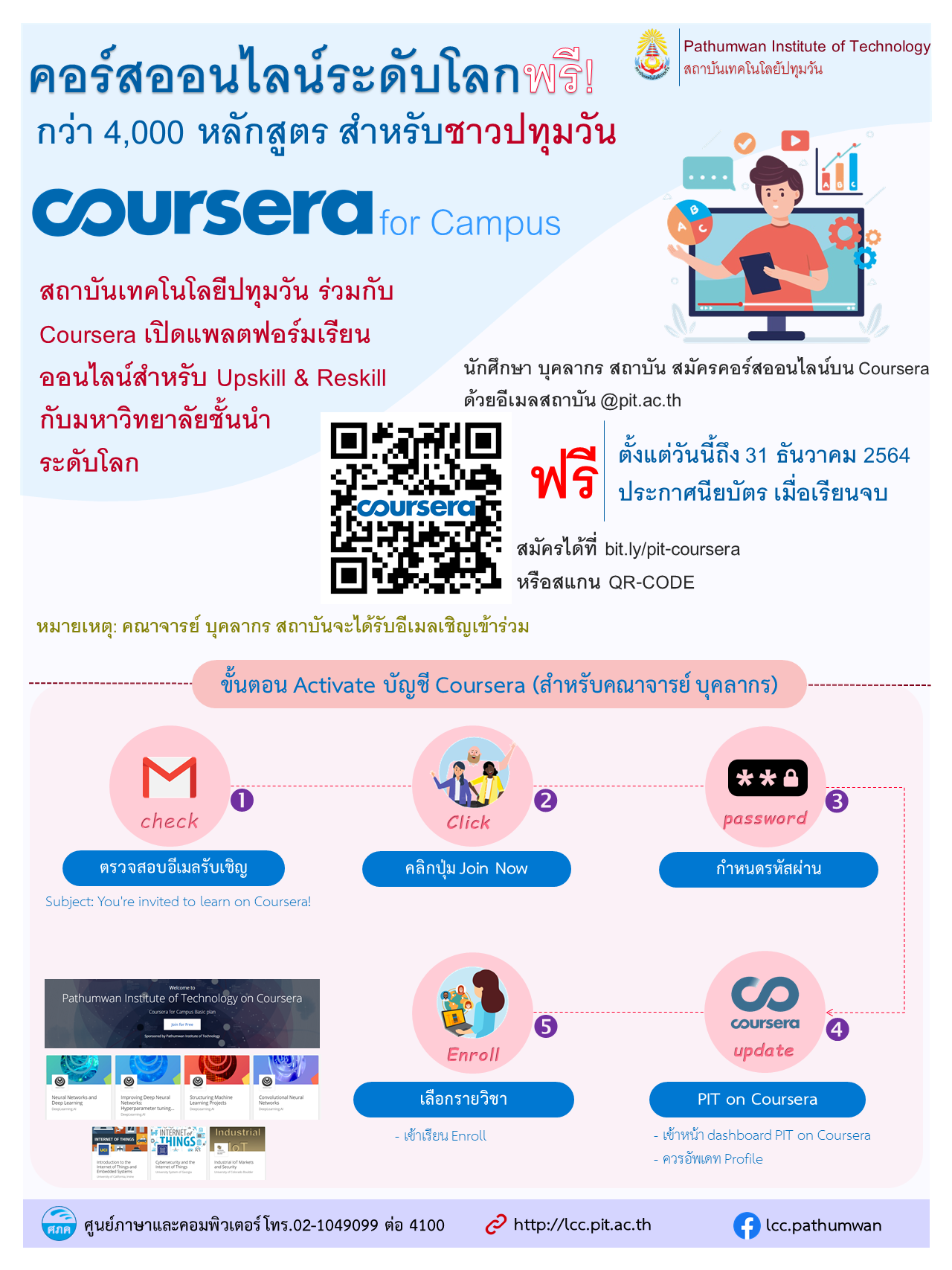 Coursera for Campus – ศูนย์ภาษาและคอมพิวเตอร์
